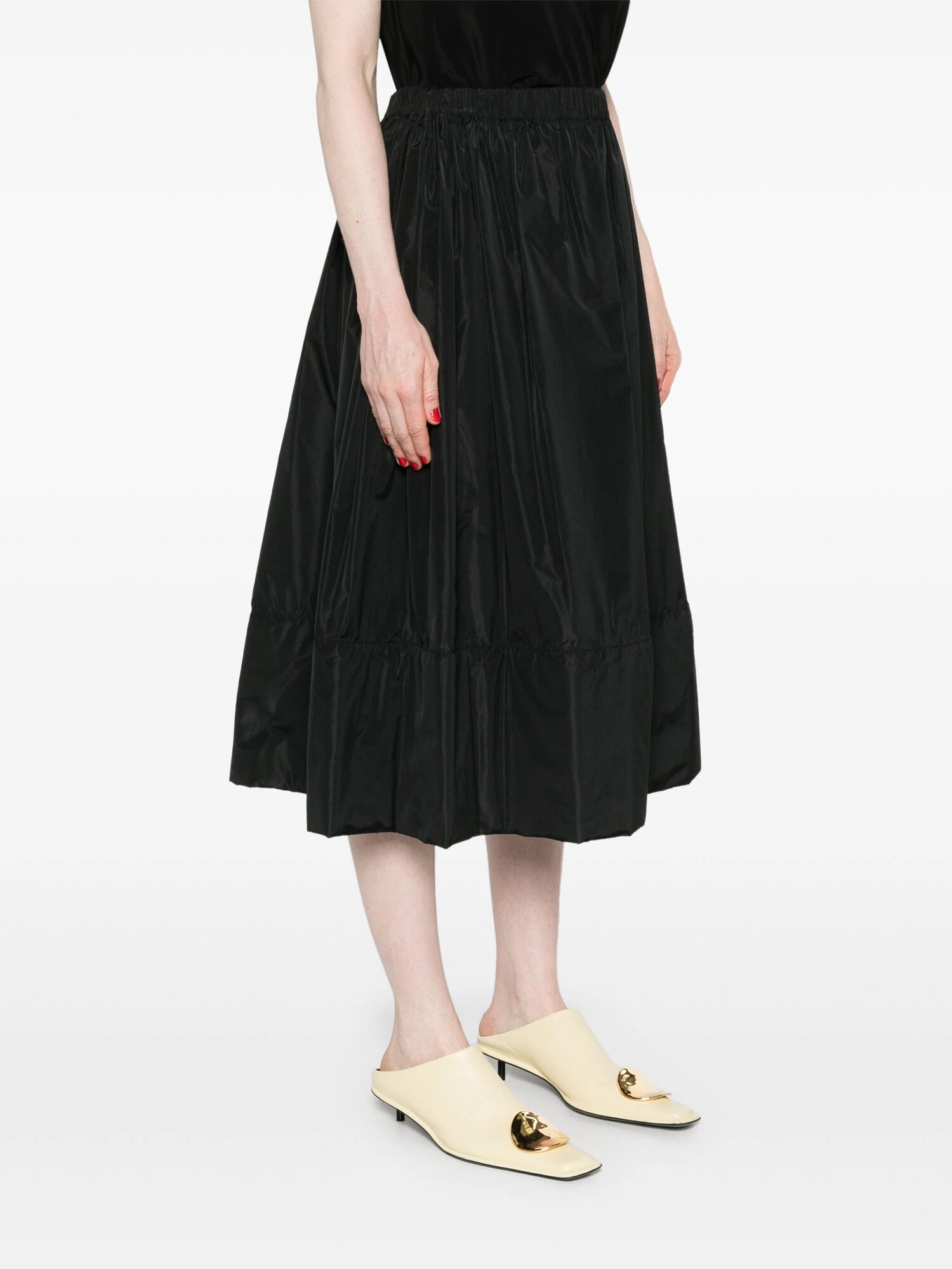 Юбка FABIANA FILIPPI A-line midi skirt, размер 38, черный — фото 1