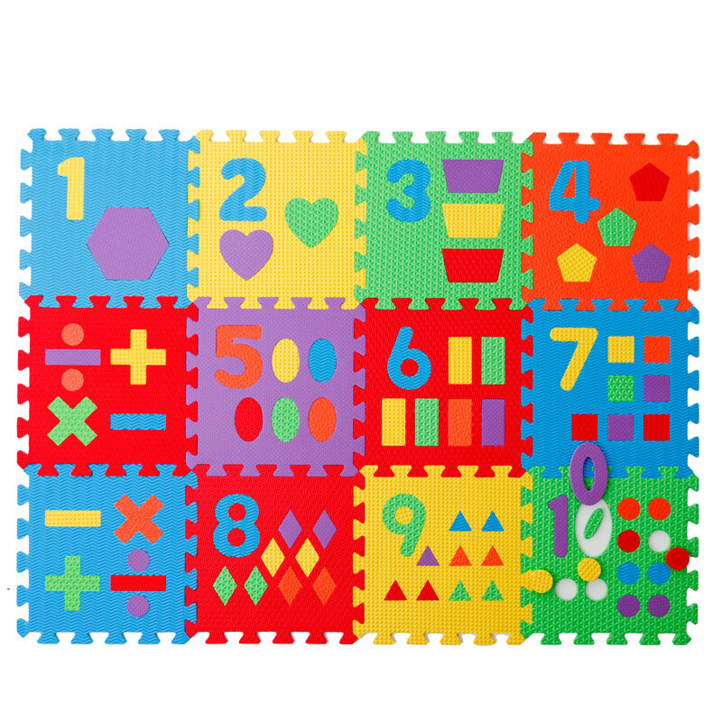 Коврик-пазл "Цифры и фигуры-2" (производство MD)