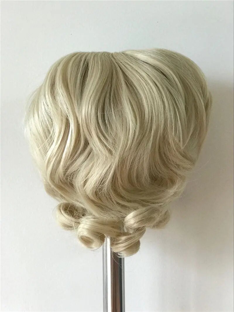 Золотой парик для кукол Reborn 50-58 см, цвет: doll hair