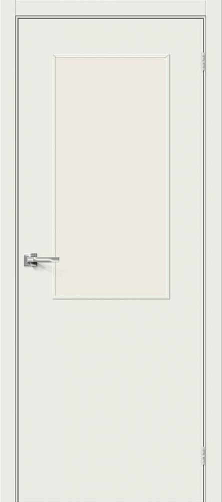 Межкомнатная Дверь Винил Bravo Браво-7 Super White / Magic Fog 700x2000мм (Полотно 1шт) / Браво.