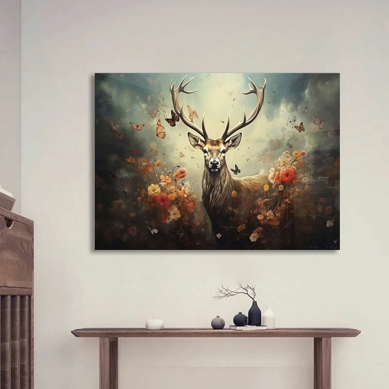 Картина ВсеКартины. Тут "Олень", на подрамнике, холст, 20x30 см