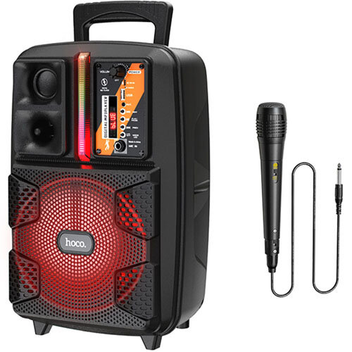 Колонка портативная Hoco BS37 Dancer Black 10W, Bluetooth 5.0, черная