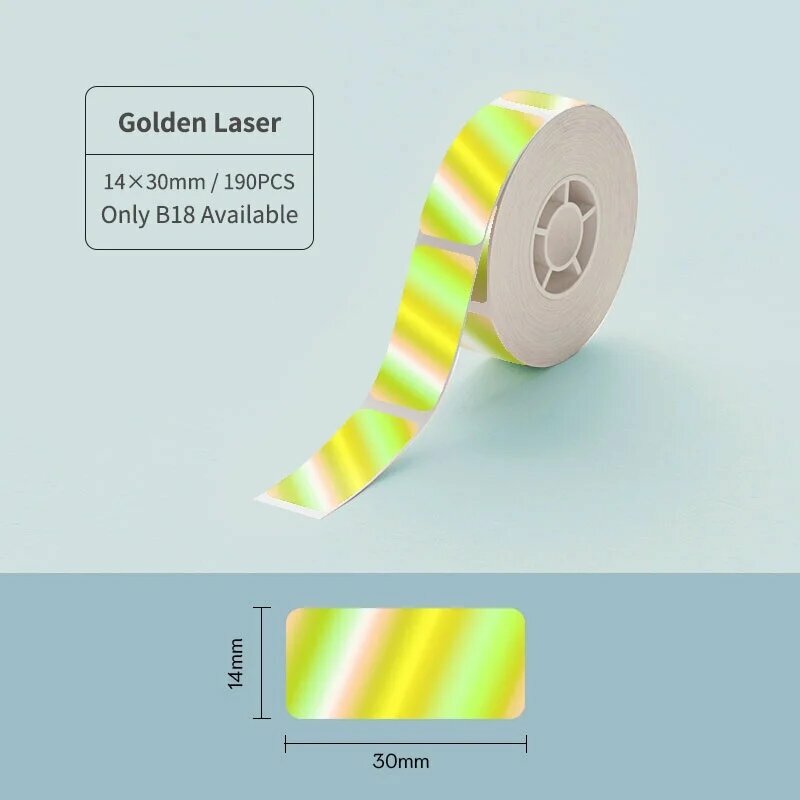 Портативный цветной принтер NIIMBOT B18 14X30 Golden Label