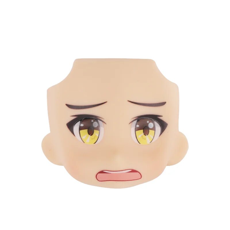 Лицо куклы OB11 1/12 с 3D наклейкой глаз A