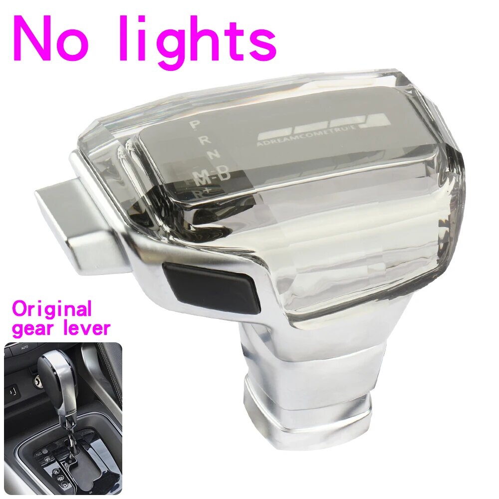 Светодиодная хрустальная ручка переключения передач для Renault Koleos Kadjar 2015-2021, Scenic Captur Megane 4, Talisman, автоматическая коробка передач, рычаг переключения передач For Renault No Light