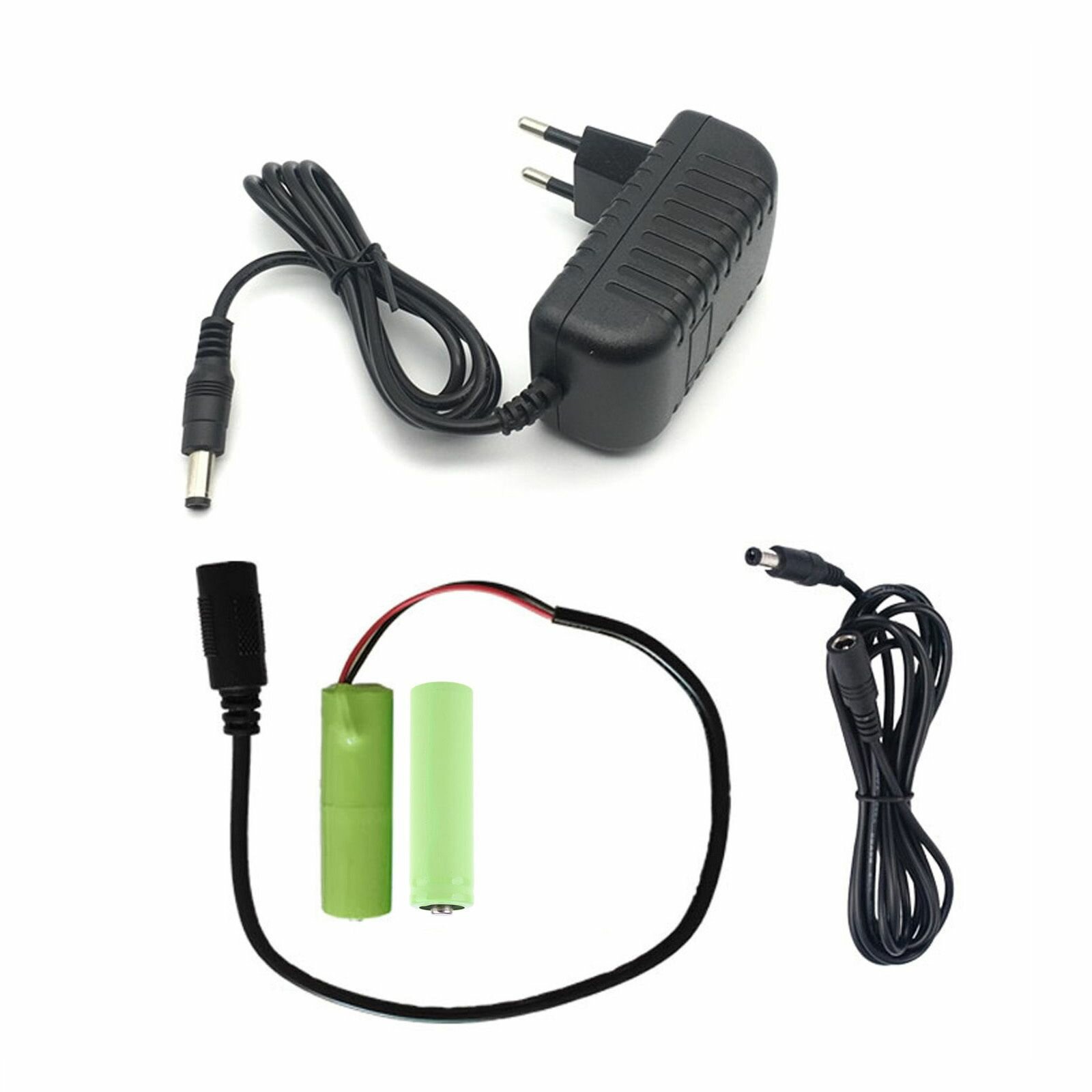 (1 комплект) 100-240 В - 3 В Питание 5 батареек AA - европейский стандарт - 4 метра