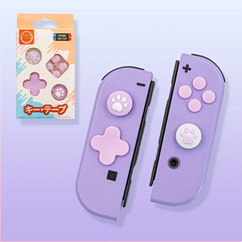 Защитные колпачки для джойстиков Upingzi для Nintendo Switch Фиолетовый, B