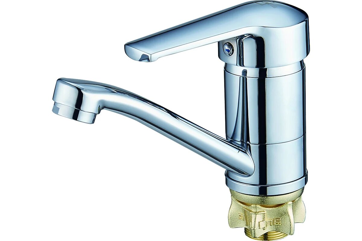 Solone SIT4-B182 Смеситель для кухни с керамическим картриджем, однорычажный хром