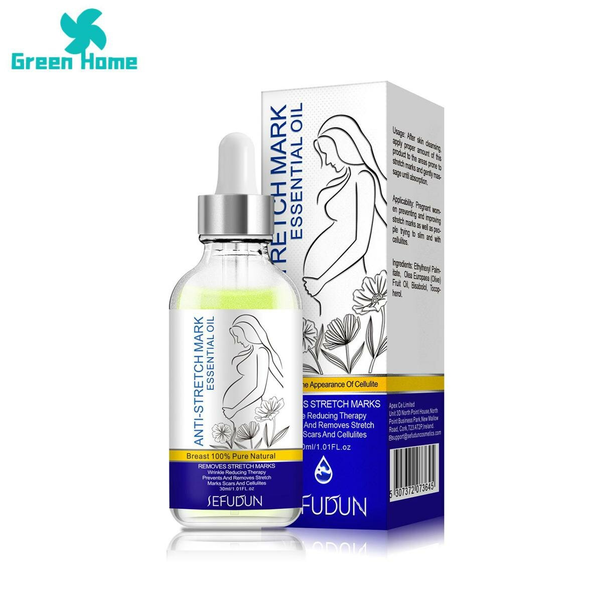 Green Home Неароматизированное средство для устранения растяжек