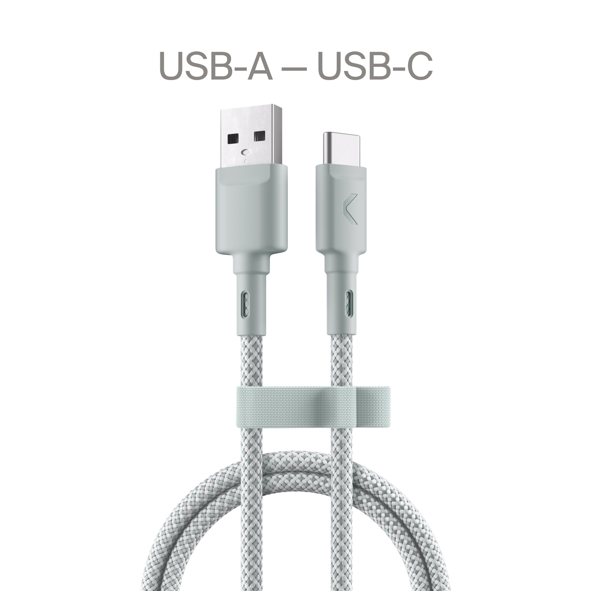 Кабель COMMO Range USB Type-A - USB Type-C, 1.2м, Light Commo Gray ...