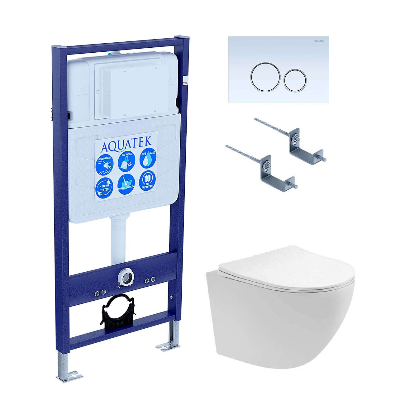 Унитаз с инсталляцией Акватек Европа Set T KDI15