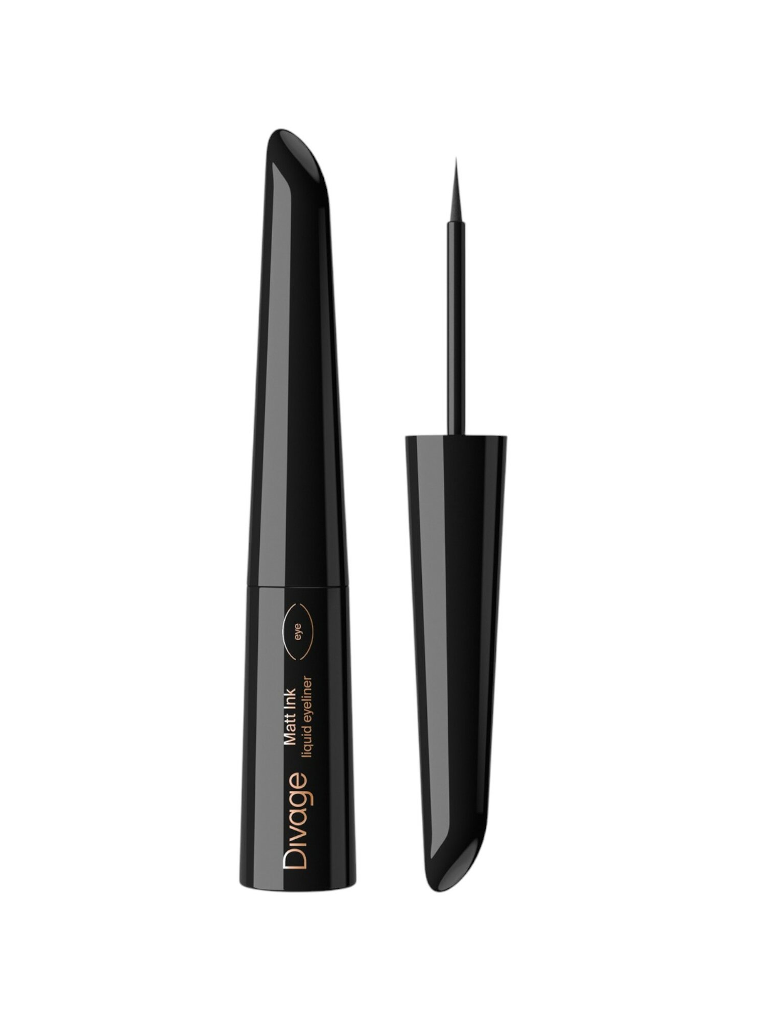 Подводка жидкая матовая Divage Matt Ink Liquid Eyeliner, тон: 01 черный