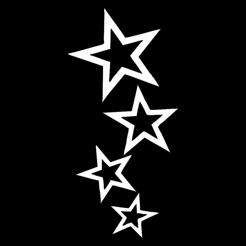 30226# наклейки на авто звезды водонепроницаемые наклейки на машину наклейка для авто автонаклейка стикер этикеты винила наклейки стайлинга автомобилей украшения на бампере автомобиля несколько размеров без фона