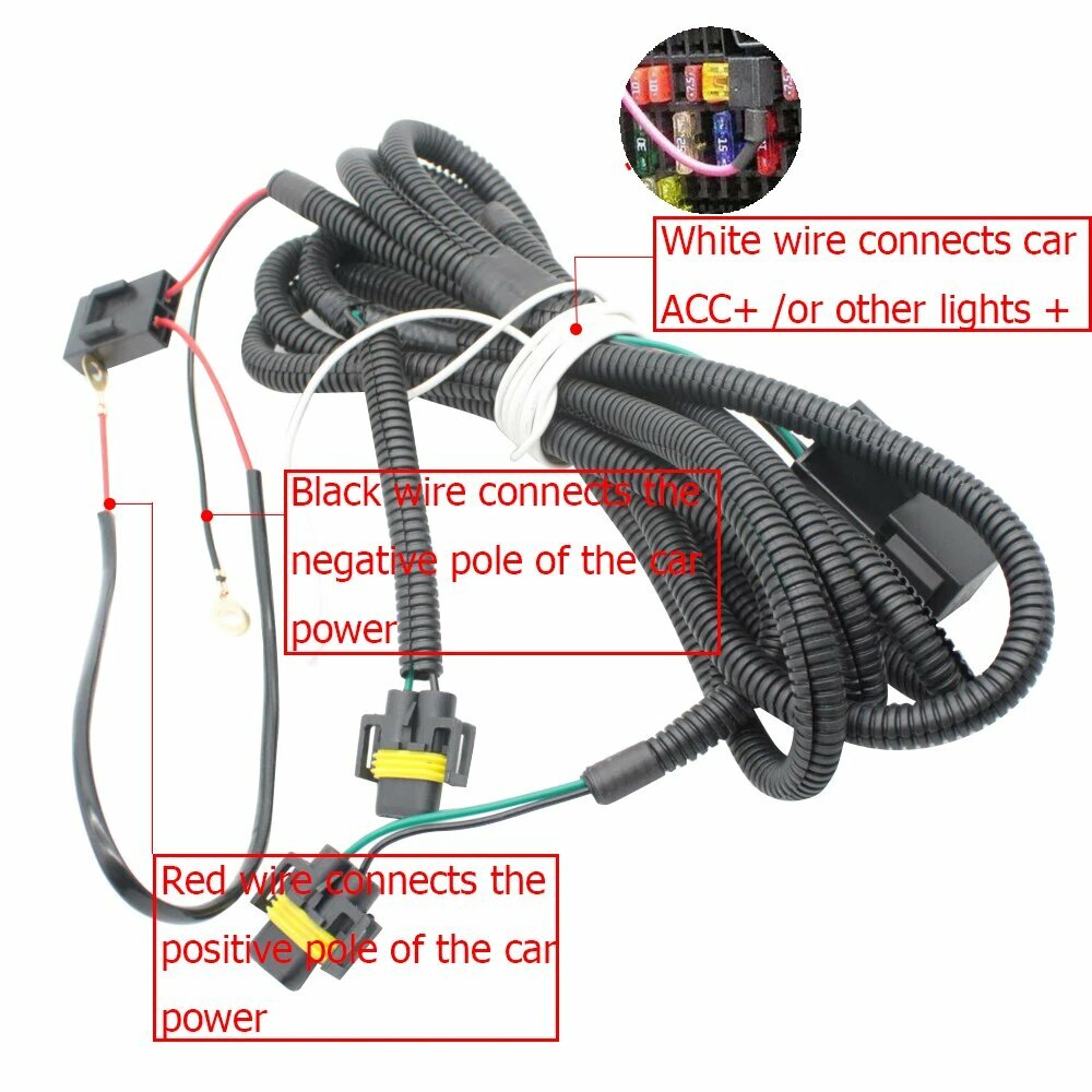 Внешние светодиодные противотуманные фары для Citroen Jumper/реле/Fiat Ducato/Peugeot Boxer 2014-2025 DRL Angel Eyes Аксессуары с диафрагмой Only Wire