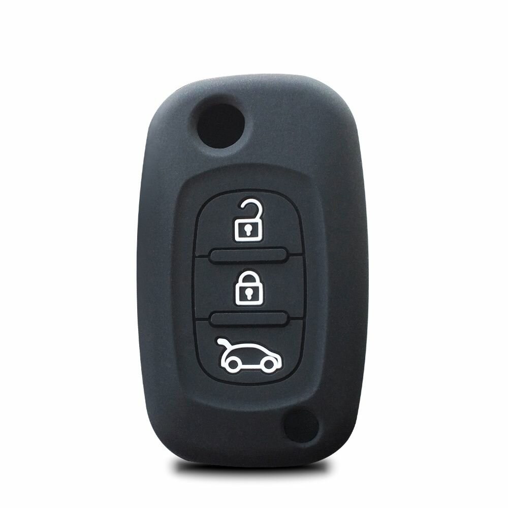 Cиликоновый чехол MyPads для ключей LADA Largus FL 2022 Vesta Granta Рентген Кросс Калина Renault Fluence Clio Megane