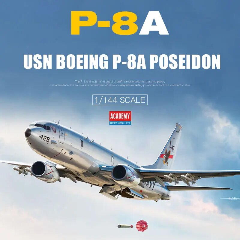 Модель самолета Academy Boeing P-8A Poseidon 1/144