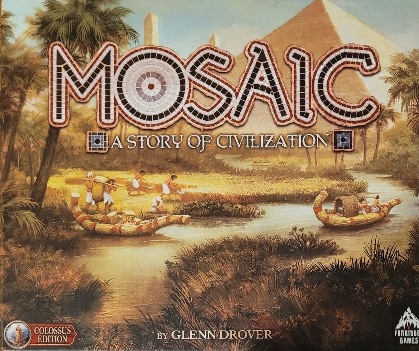 Настольная игра Mosaic. A Story of Civilization. Colossus All-In Kickstarter pledge на английском языке