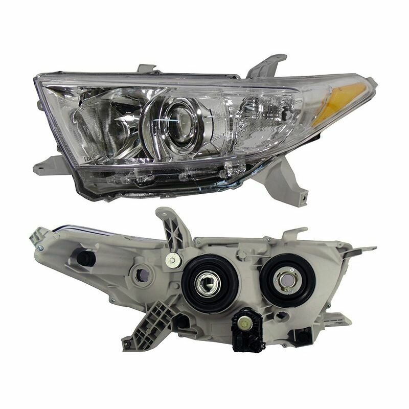 Фара левая для Тойота Хайлендер 2 рестайлинг 2010-2013, Toyota Highlander 2 рестайлинг фара левая 112-1135L, oem 8117048A30