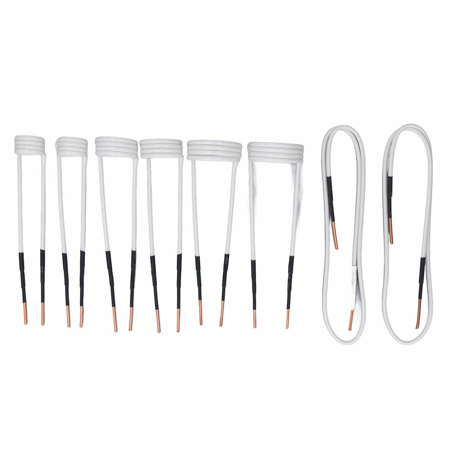 8 шт, катушка индукционного нагревателя, 2,5 мм, латунный сердечник, 4 типа, набор для снятия болтов, гаек