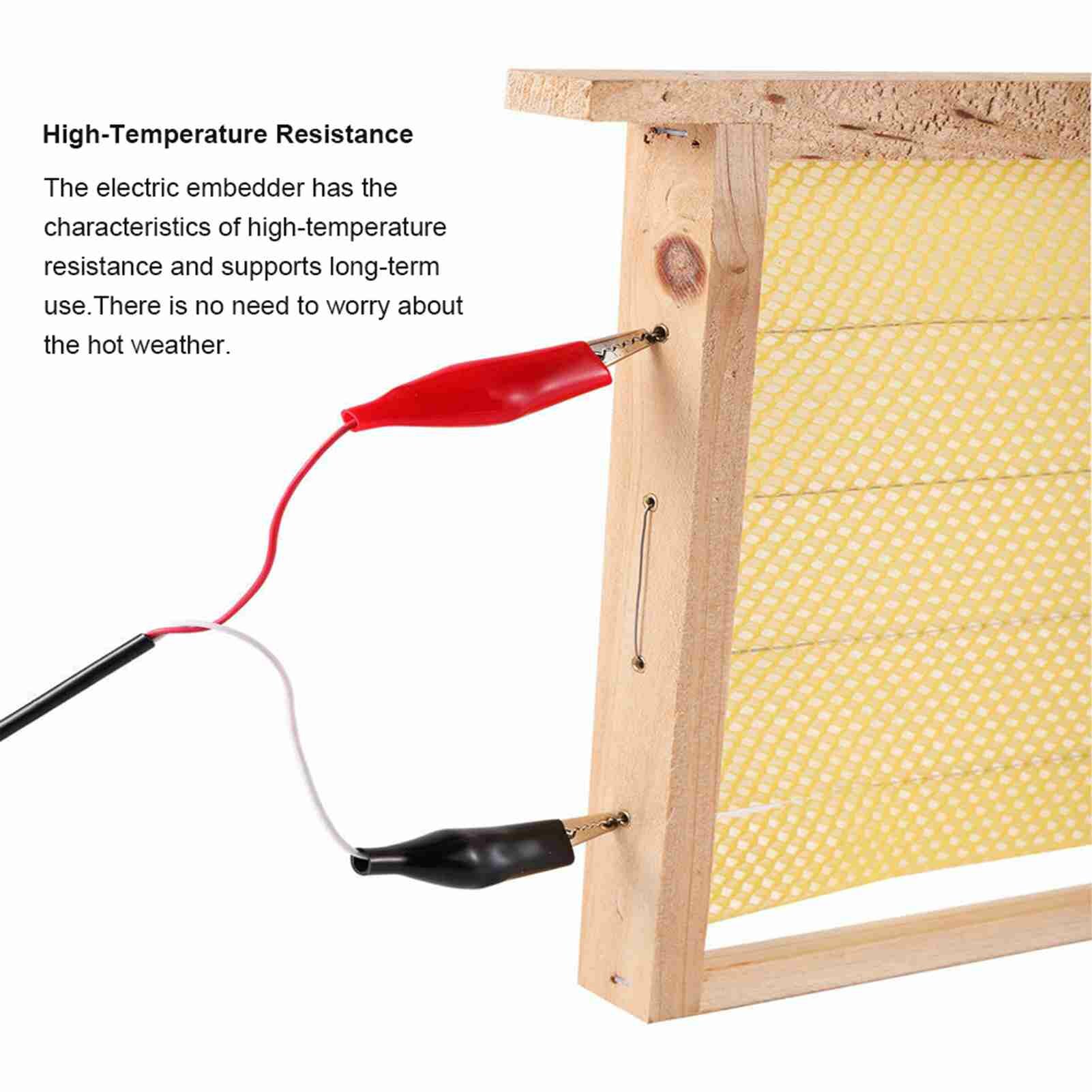 Электрический улей для закладывания вощины, нагревательное устройство 60 Вт, укладчик вощины для пчеловодства, улей, установщик, инструмент для пчеловода