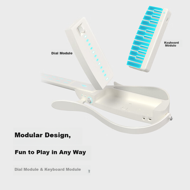 Enya CyberG Automatic Transmission Guitar without Strings Accompaniment Playing and Singing Intelligent Electric Guitar Pink