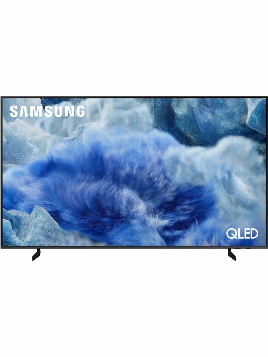 Телевизор QLED Samsung 55" QE55Q8FAAUXRU Series 8 серебристый Smart