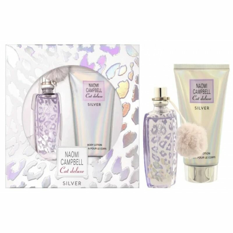 Naomi campbell cat deluxe silver набор женский (15ml туалетная вода+50ml лосьон д/тела)