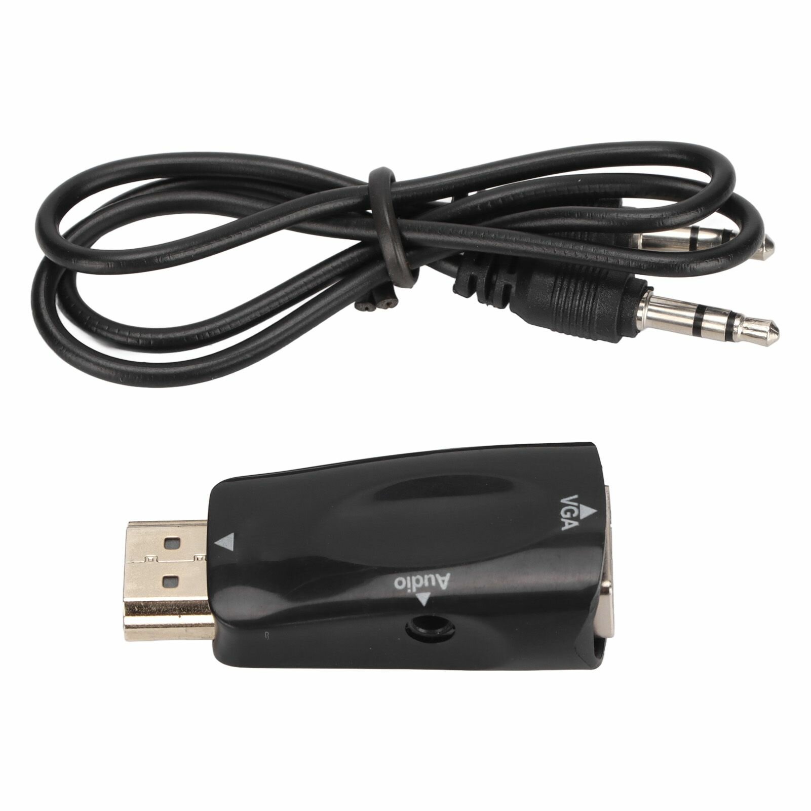 Конвертер HDMI to VGA, 1080P, аудиоинтерфейс 3.5мм