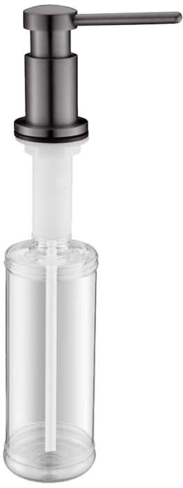 Дозатор для кухонной мойки Paulmark Brevit D005-GM вороненая сталь