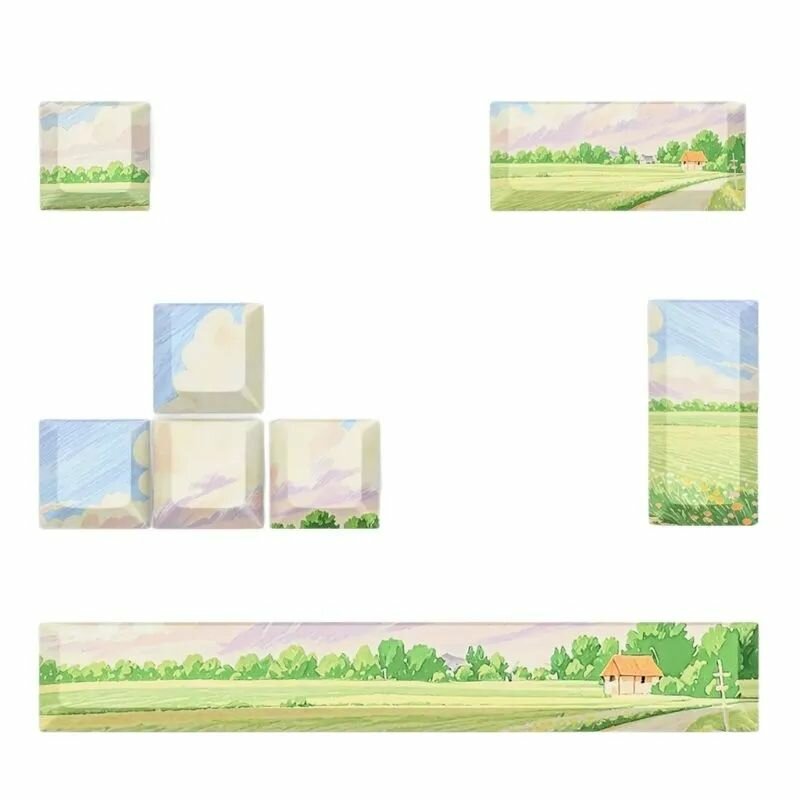 Кейкап PBT 6.25U Пробел 5-сторонняя печать