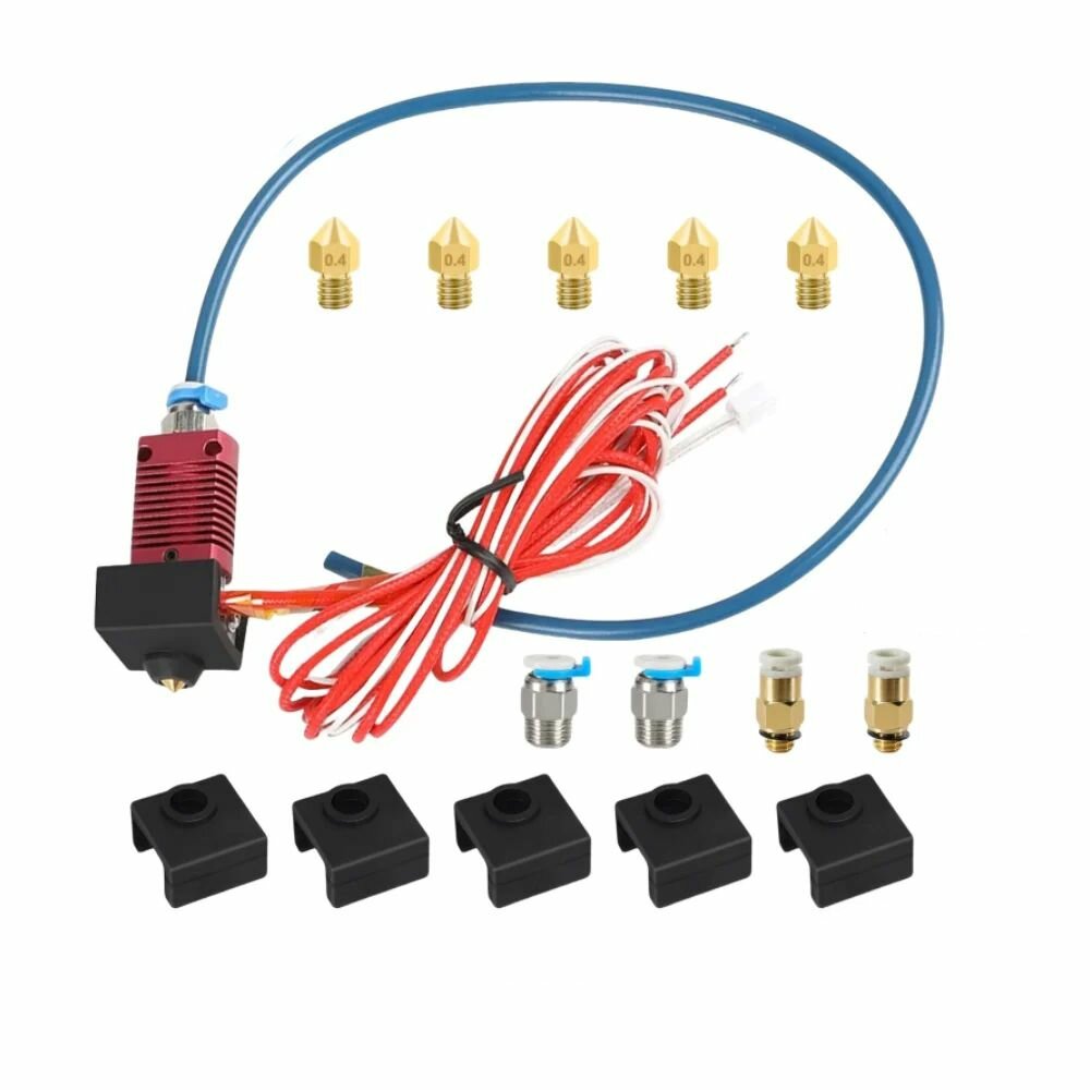Комплект для модернизации хотэнда Ender 3 Pro/Ender 3 V2 с трубками из птфэ.