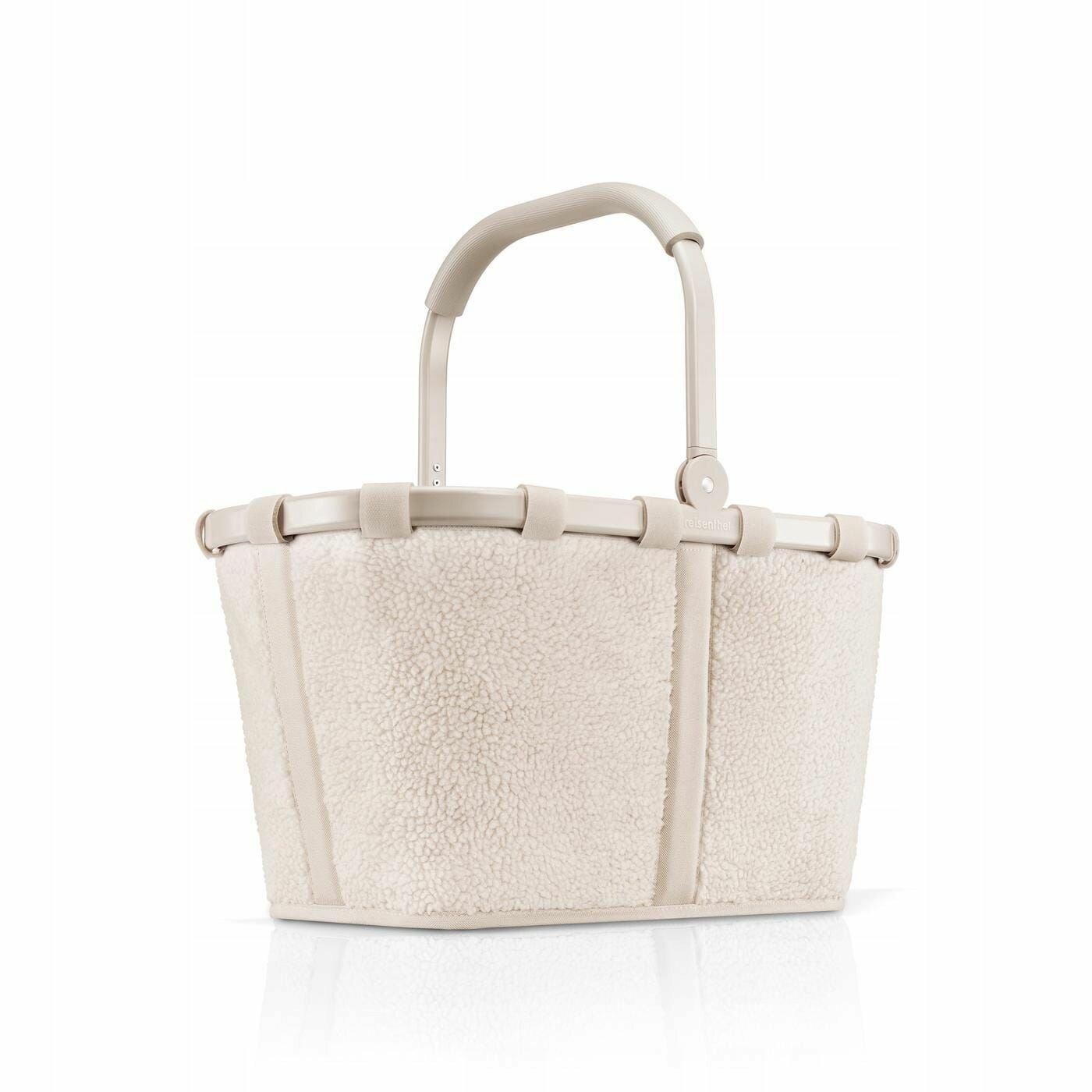 Корзина для покупок плюшевая Reisenthel Carrybag, размер 48х29х28, цвет кремовый, RBK1042