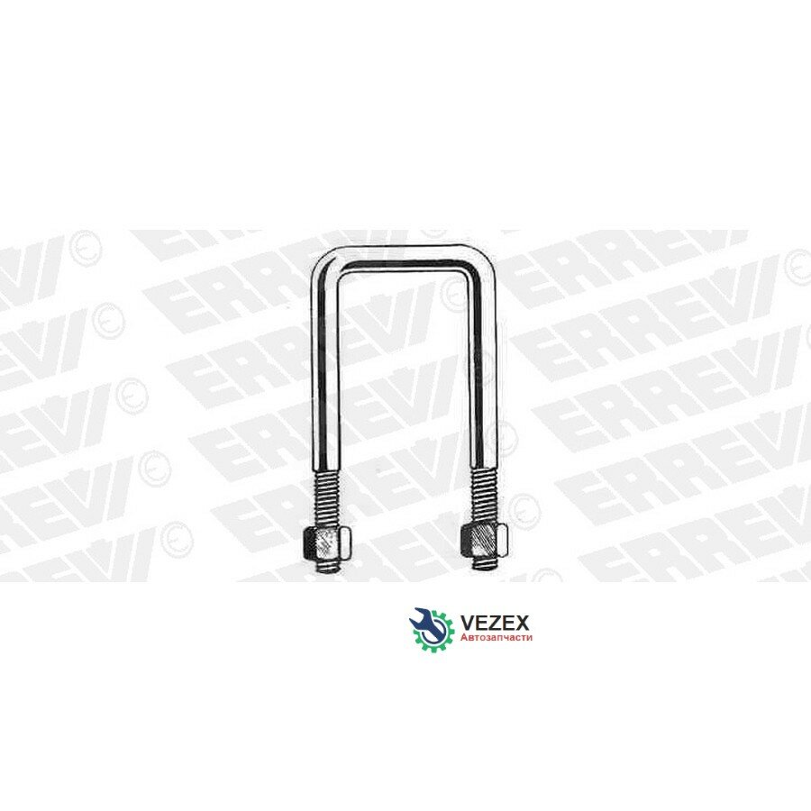 ERREVI 722063 стремянка! с гайками 90xM20x1.5x180-П\ IVECO