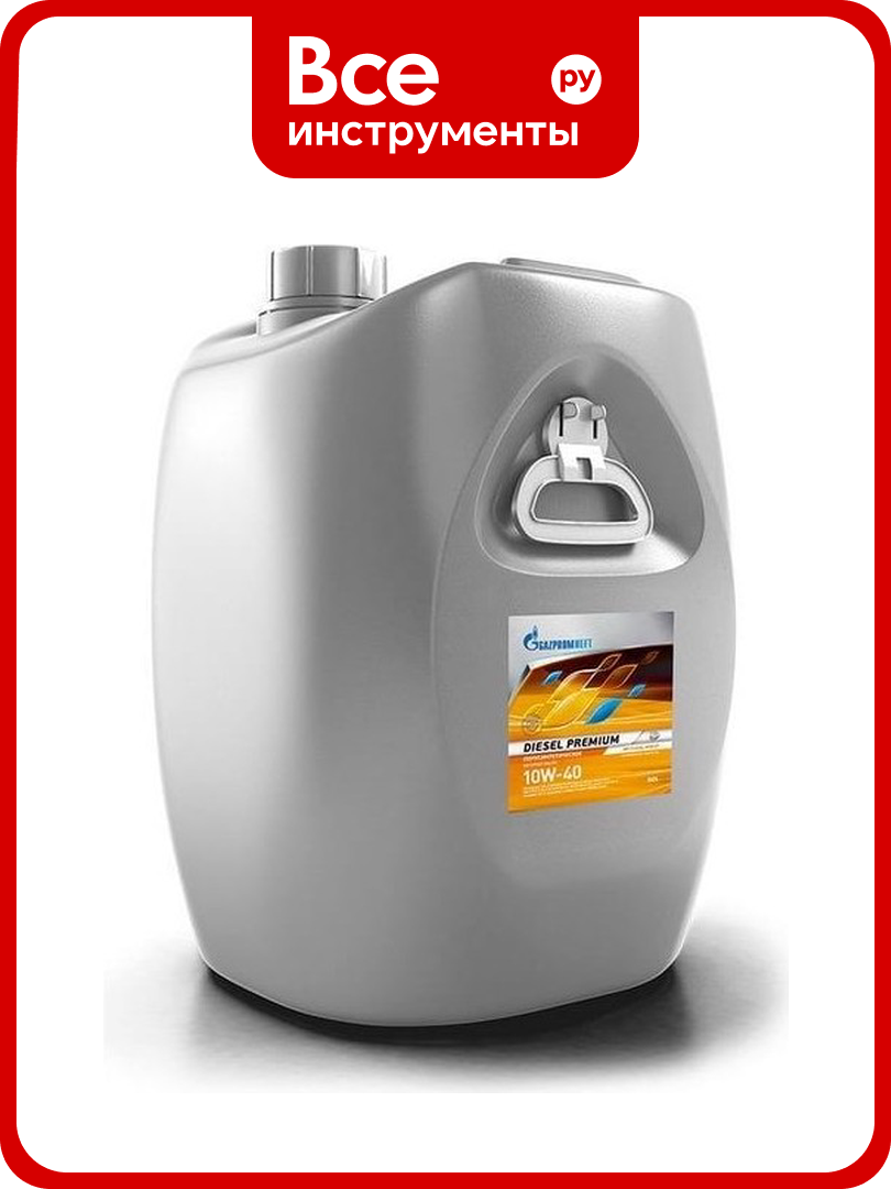 Масло Diesel Premium 10W-40 Gazpromneft полусинтетическое для дизельных двигателей с одобрением