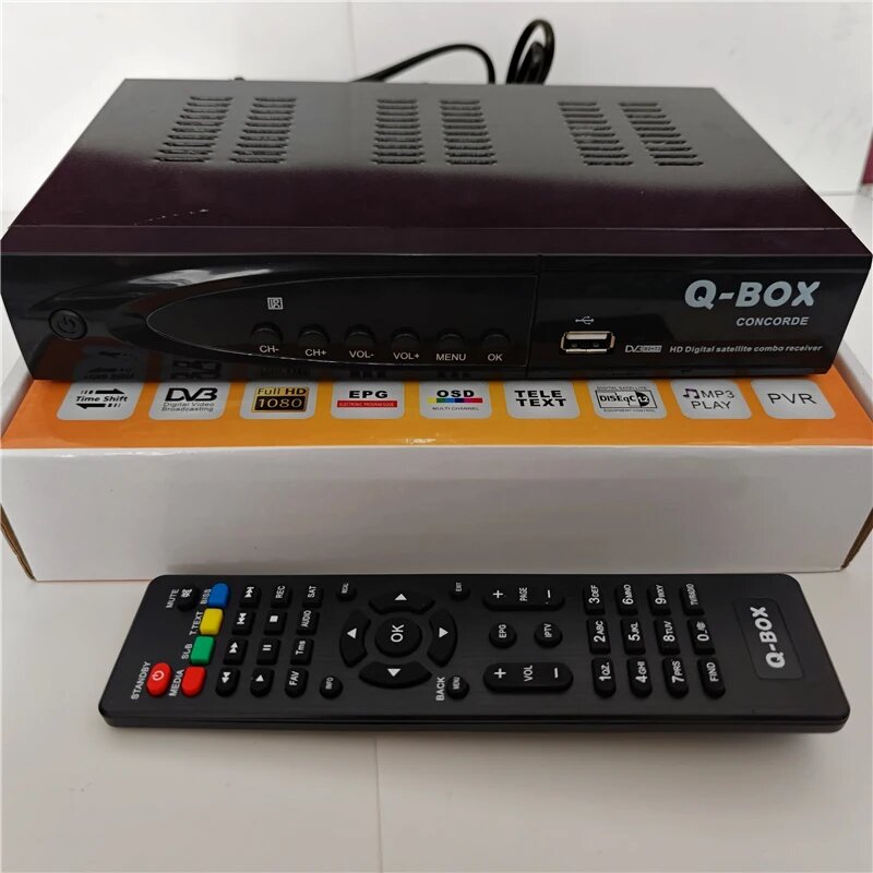 Q-BOX DVB T2 S2 Combo с Wi-Fi — фото 1