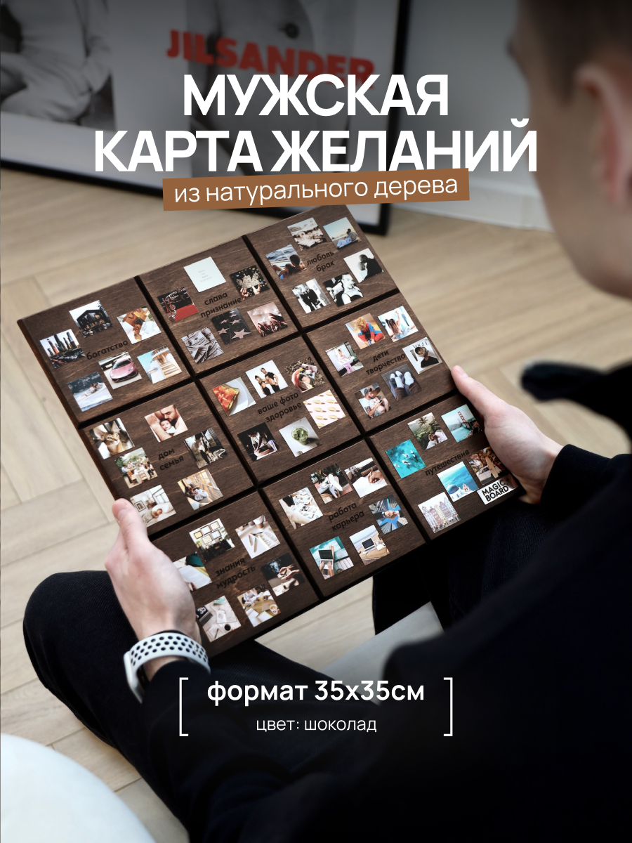 Карта желаний мужская 2026-2027 год полный набор