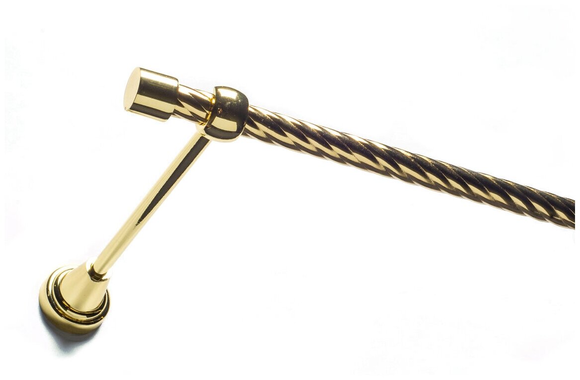 Карниз для штор 3,0 метра AICITY16 твист золото глянец