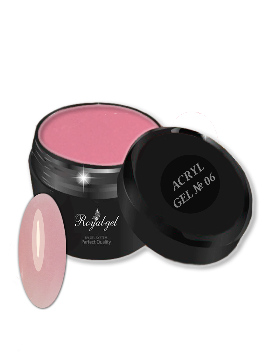 Полигель для наращивания ногтей камуфлирующий Royal-gel "ACRYL CAMOUFLAGE" 06 30 мл.