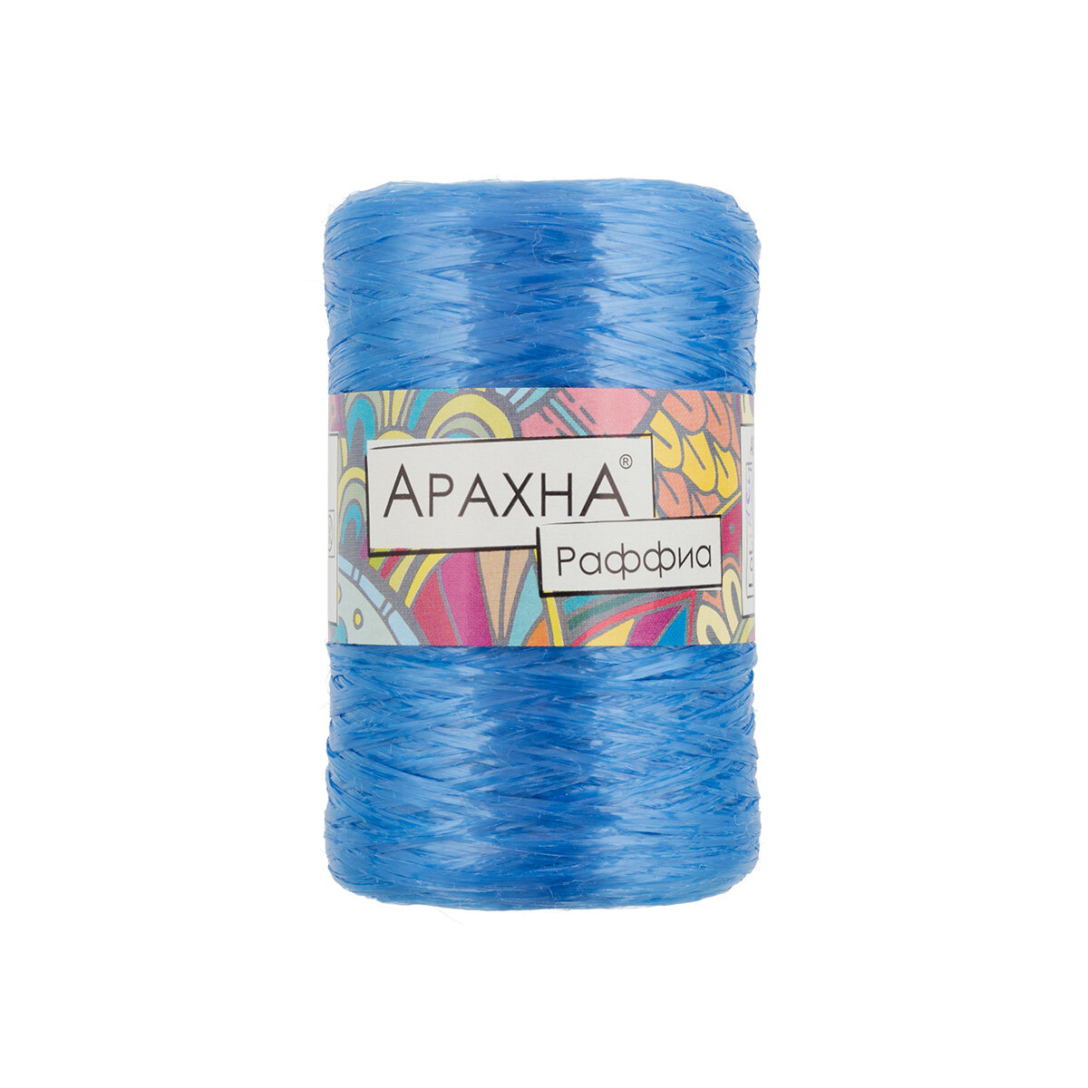 Пряжа ARACHNA "Raffia" 5 шт. по 50 г 200 м 100% полипропилен №26 синий