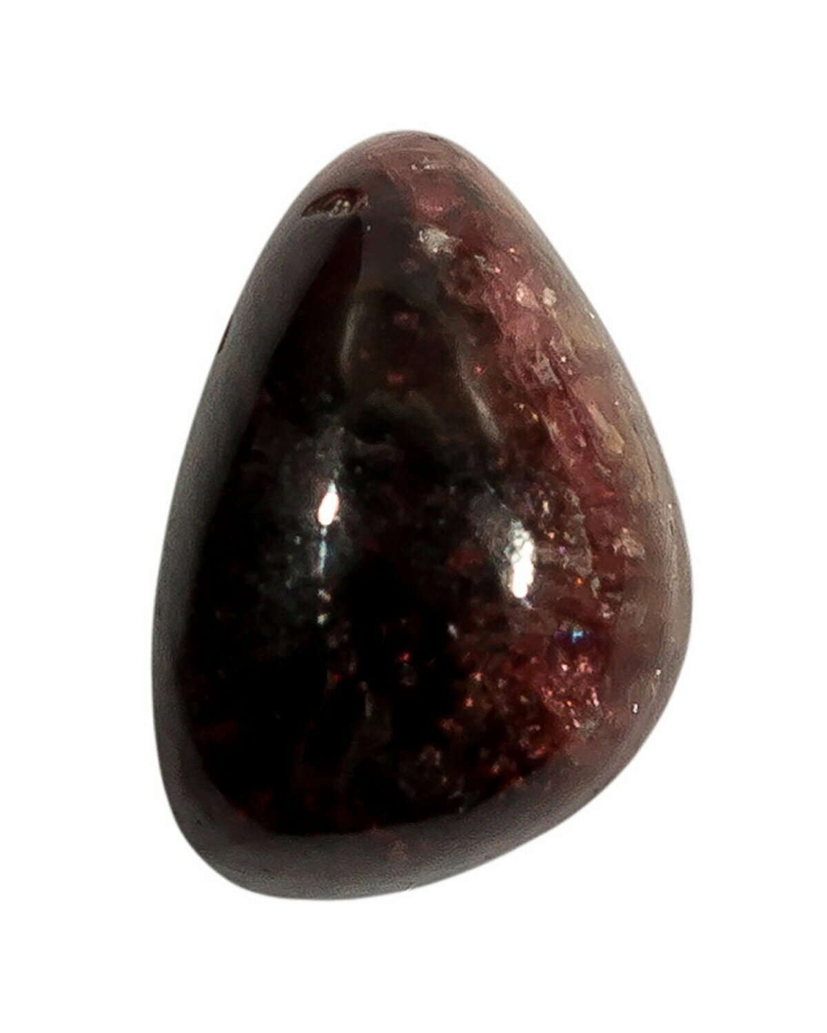 Кабошон из турмалина, размер 10х7х3 мм, вес 1 грамм