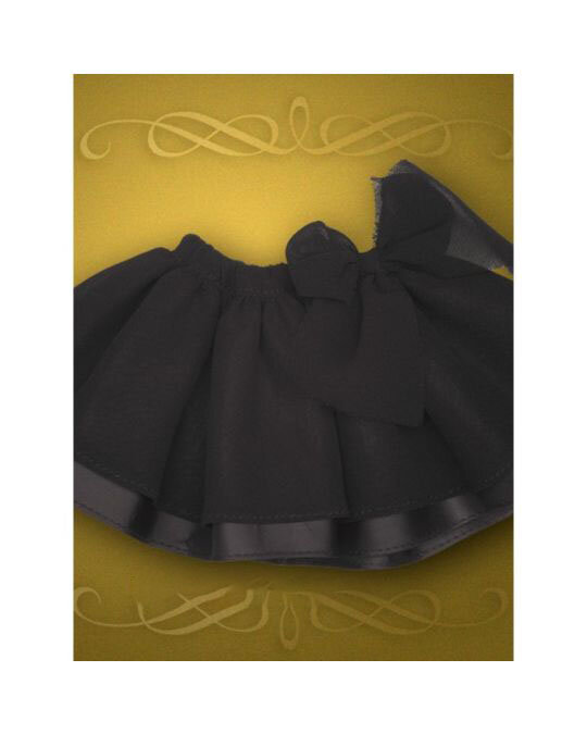 Юбка Tonner Flippy Black Skirt (Двухслойная чёрная для кукол Тоннер)