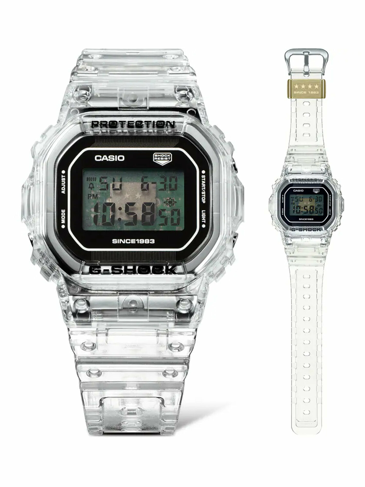 Наручные часы CASIO G-Shock, прозрачный — фото 1