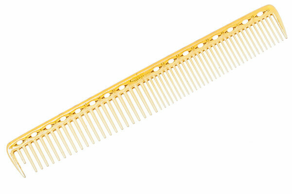 Расчёска для стрижки Y.s.park 337 camel, янтарная ,19 см, многофункциональная