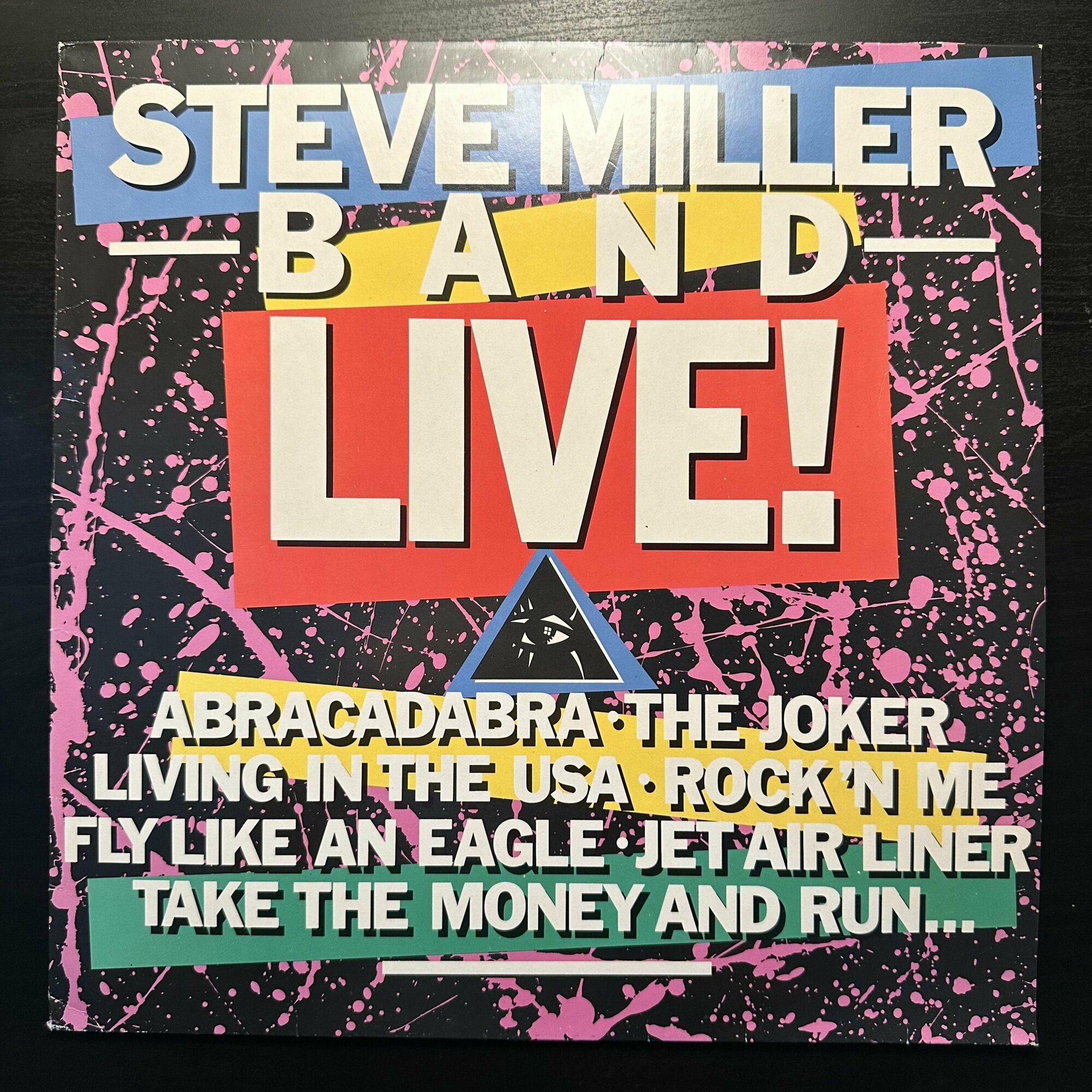 Виниловая пластинка Steve Miller Band Live! (Голландия 1983г.)