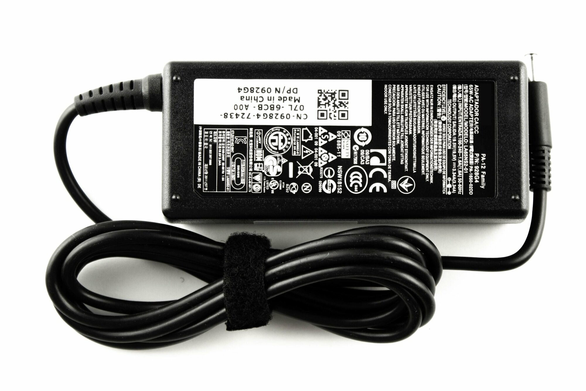 Блок питания для ноутбука Dell (65W) 19.5V 3.34A 4.5x3.0