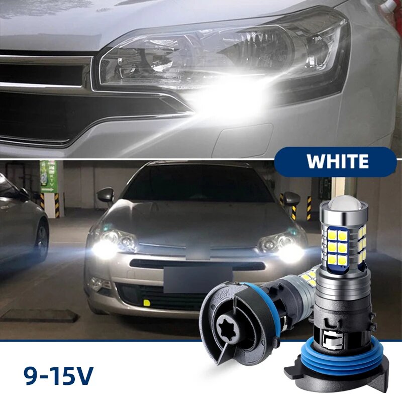 2 шт. LED лампы HP24W White, DRL, габаритные огни