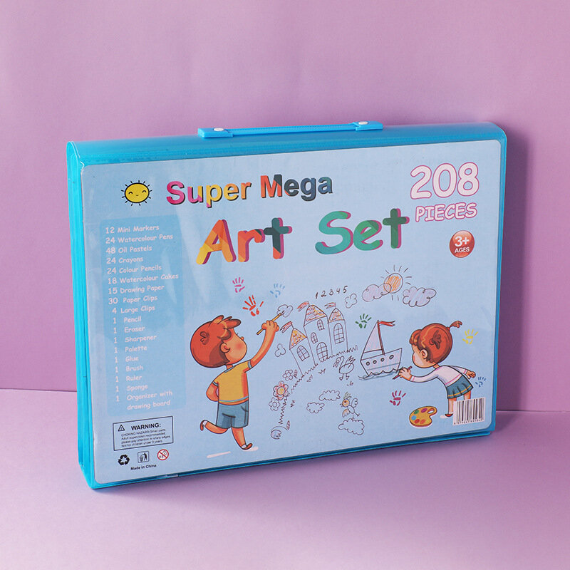 Набор чертежных досок, 208 шт, синий