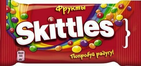 Драже Skittles фрукты, 38г, 10 шт.
