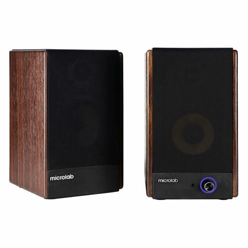 Колонки Bluetooth Microlab Solo 3, 2.0, коричневый