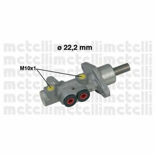 Главный тормозной цилиндр Metelli 050492 для SEAT Arosa; VW Lupo, Polo